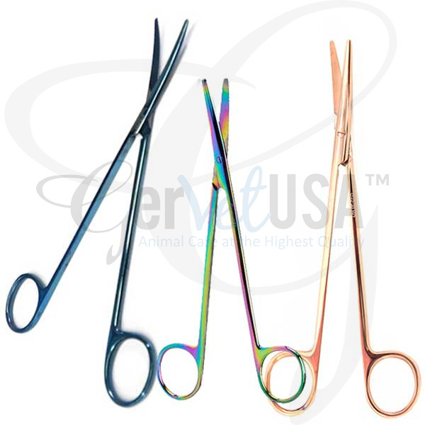 Metzenbaum Dissecting Scissors Straight Color Coated